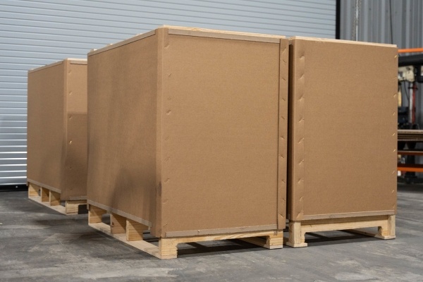 Corrugated Cardboard Shipping Crates Ufp Packaging Strip Pak足速 Crating
